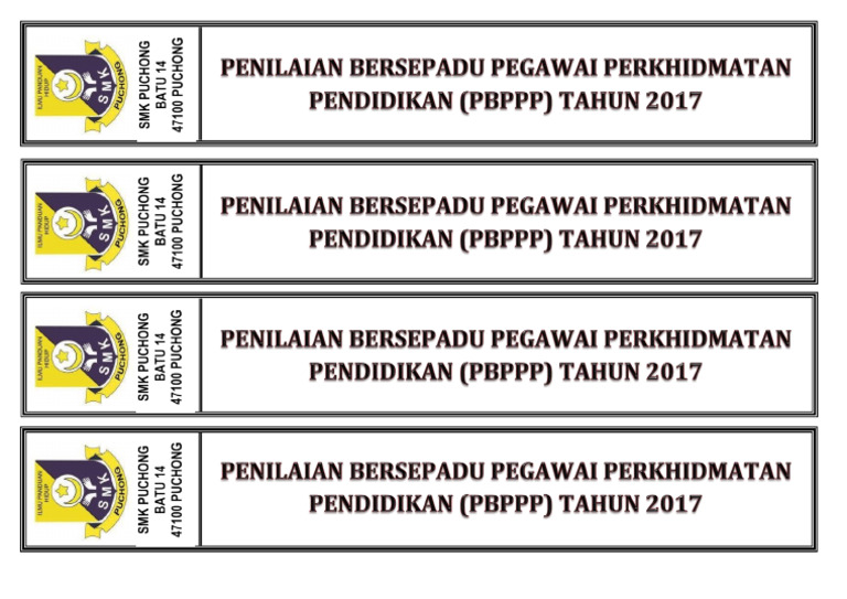 Toaz - Info Contoh Tulang Fail 40mm PR | PDF