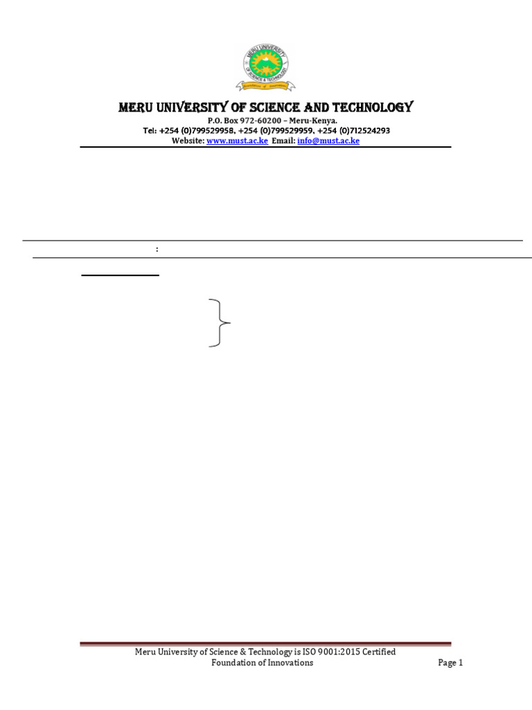 History of Kenya Exam Questions | PDF