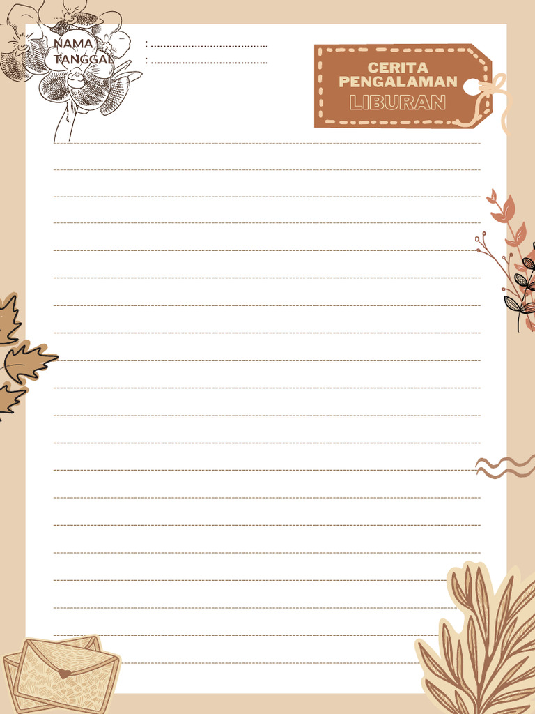 Simple A4 Memo Lined Paper PDF | PDF | Game & Aktivitas | Griya & Taman