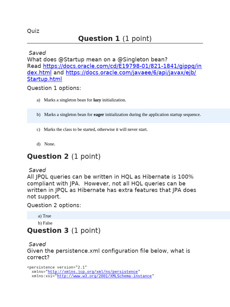 Quiz 4_1 | PDF | Enterprise Architecture | Computer Libraries