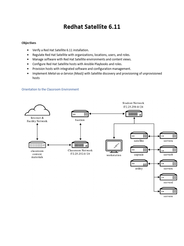 Redhat Satellite 6.11 Practice | PDF | Port (Computer Networking) | Red Hat