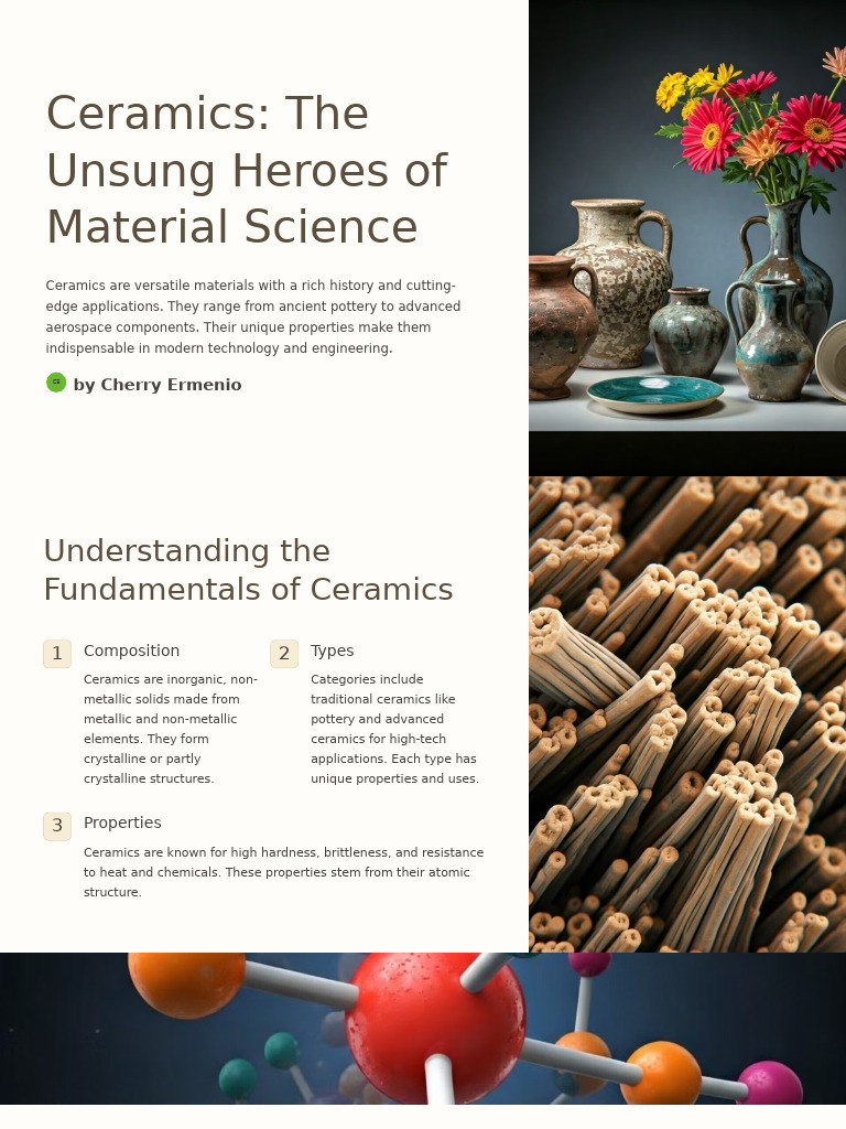 Ceramics | PDF | Ceramics | Chemical Bond