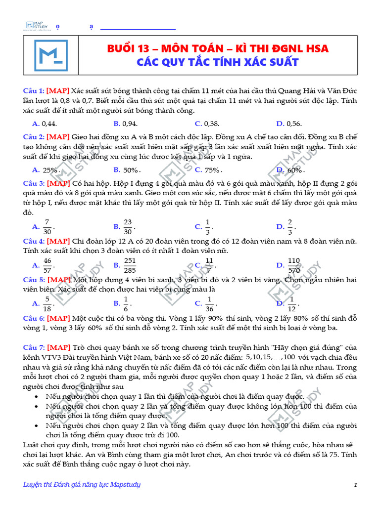 Dap An - Buoi 13 Bai Tap Ve Nha 1725960214915 | PDF
