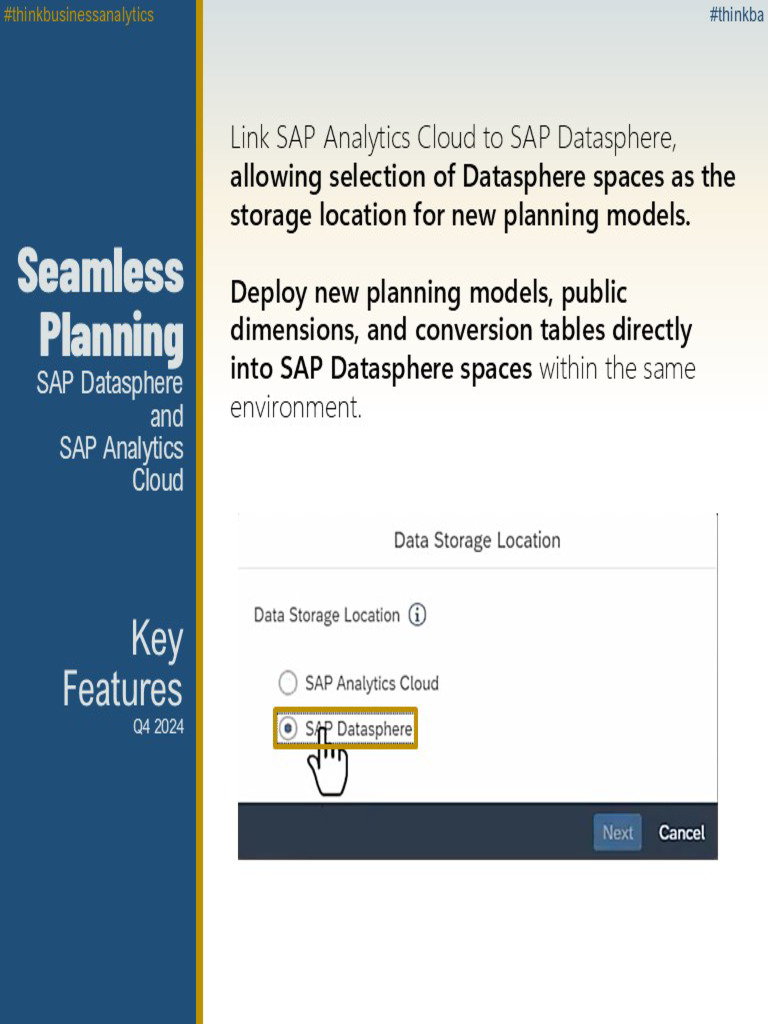 Seamless Planning SAP Datasphere and SAP SAC Planning 1729476802 | PDF