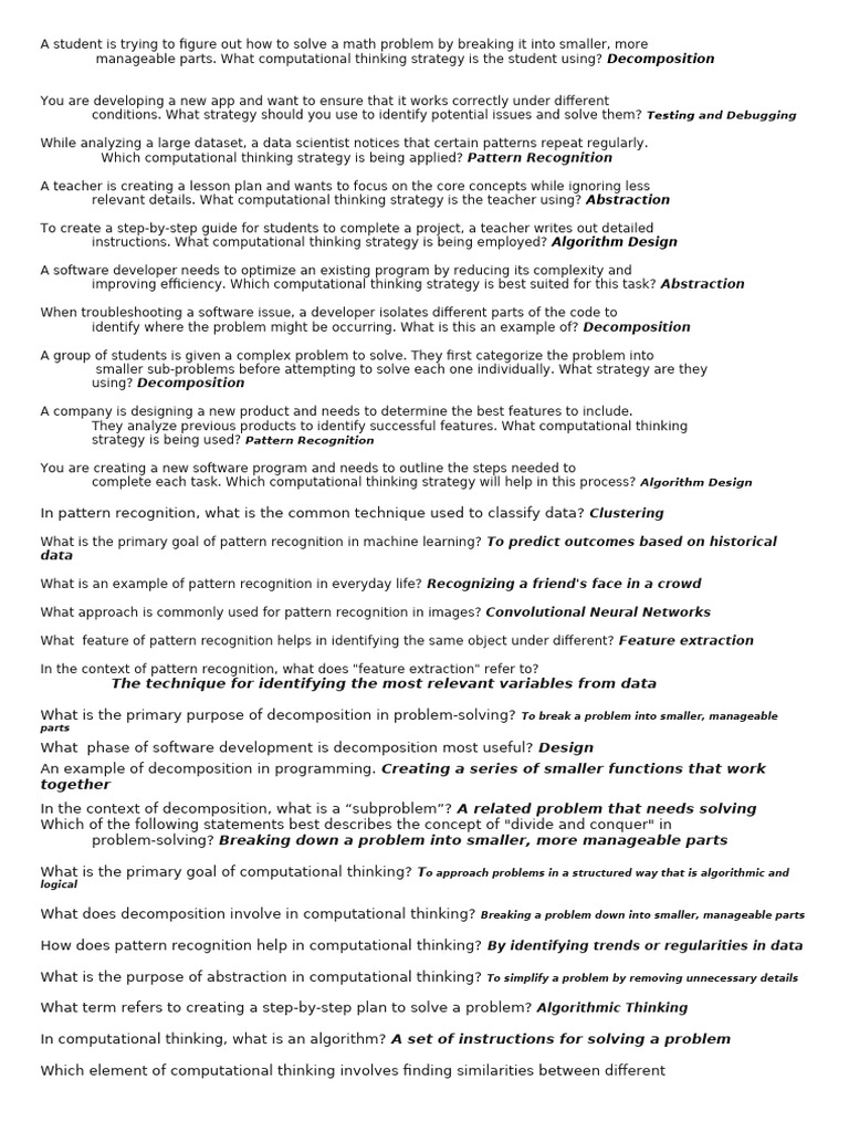 ICT-9 Reviewer | PDF | Pattern Recognition | Thought