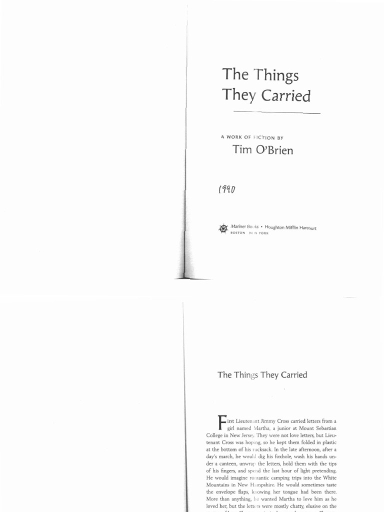 The Things They Carried | PDF