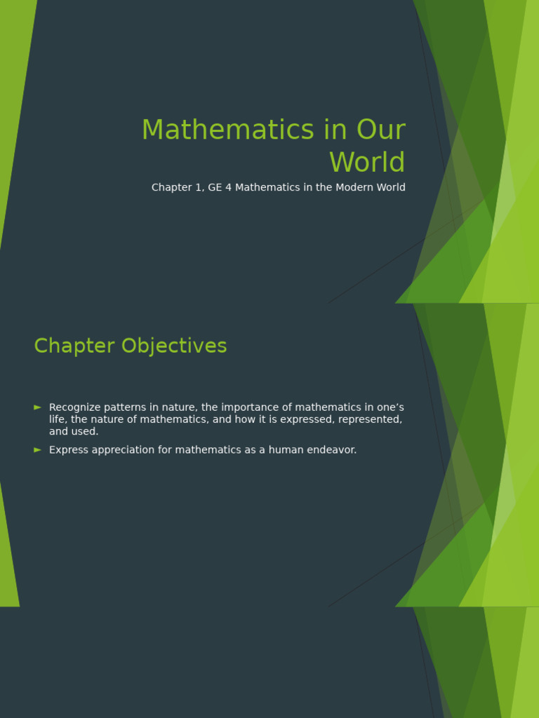 MMW-Chapter-1-Lesson-2 | PDF | Pattern | Fractal