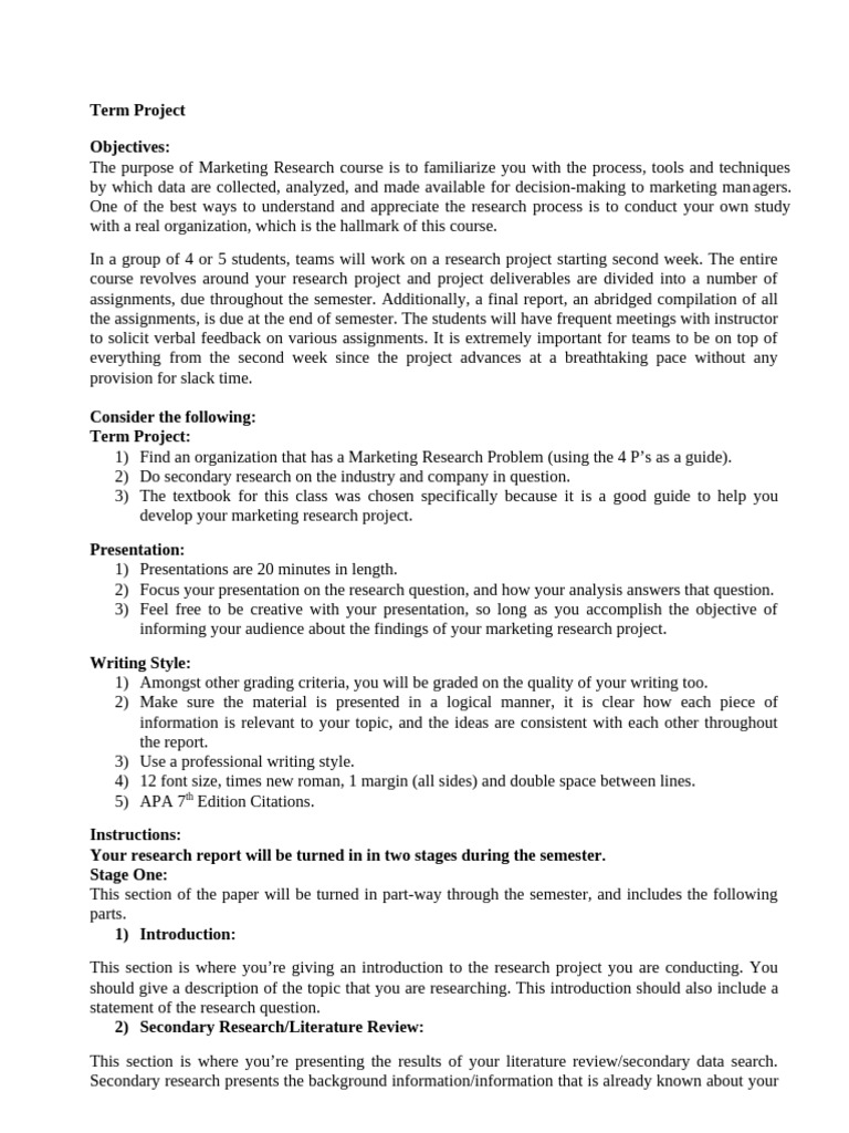 Term Project 02-09-24 | PDF | Data | Methodology