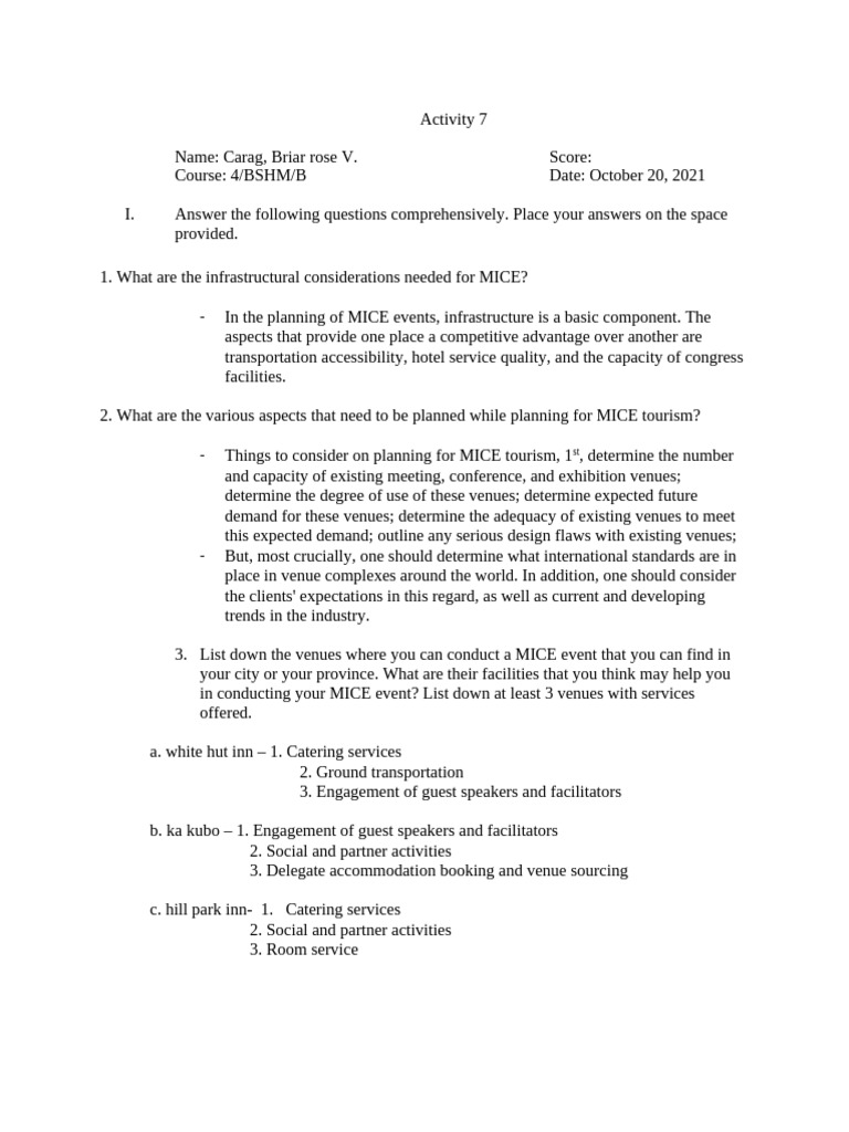 Activity 7 | PDF | Finance & Money Management