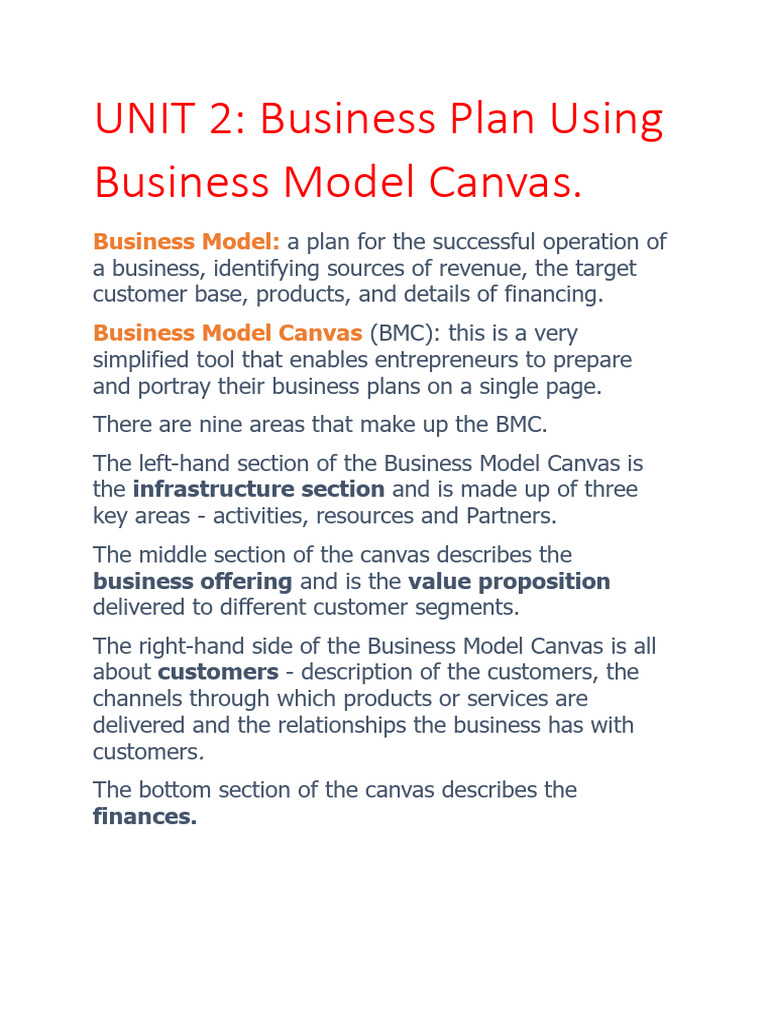 Business Model Canvas Overview | PDF | Business Model | Market Segmentation