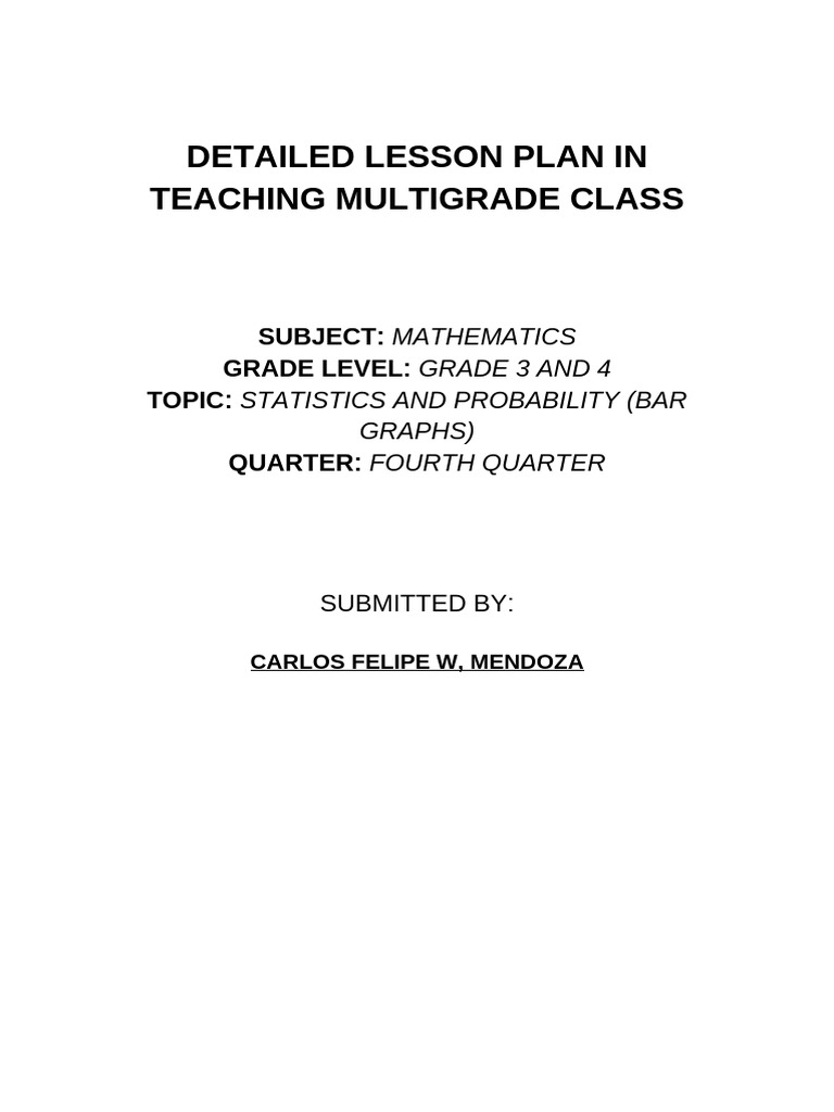 MATH DLP | PDF | Lesson Plan | Learning