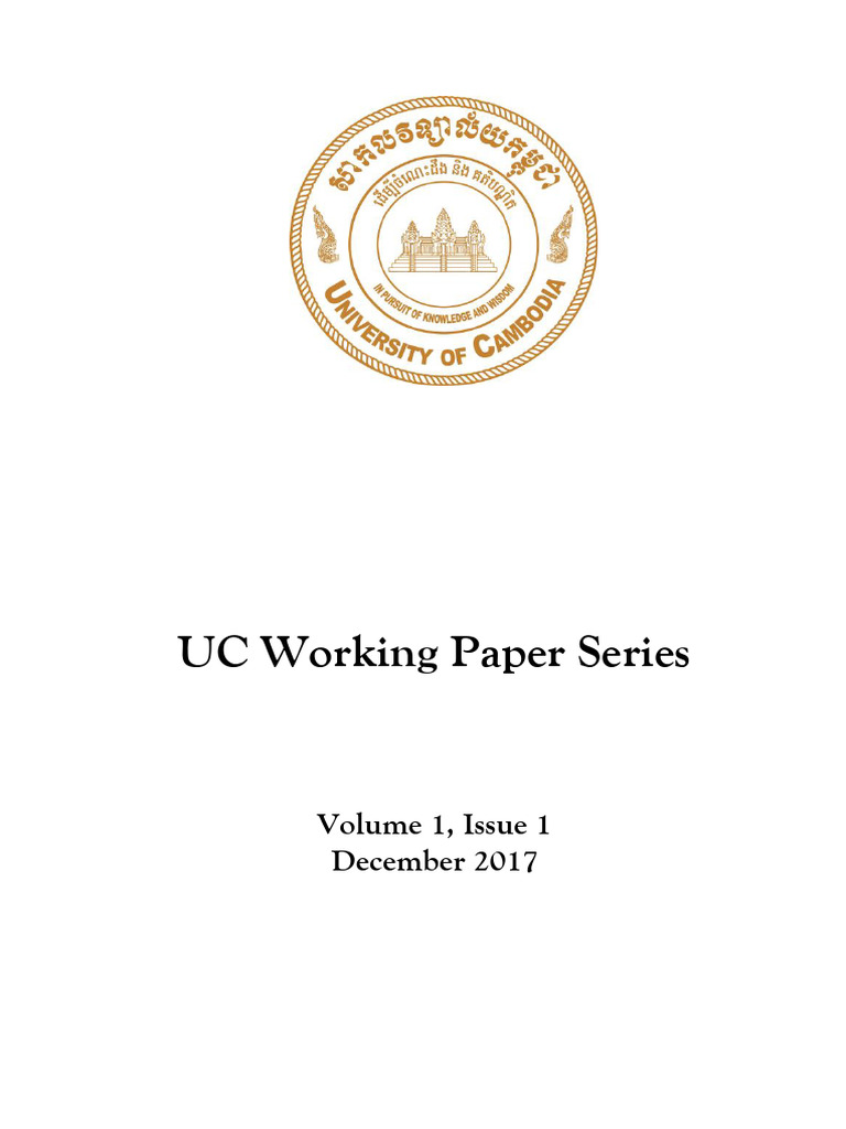 Working Paper Series Volume 1 Issue 1 | PDF | Romance (Love) | Adolescence