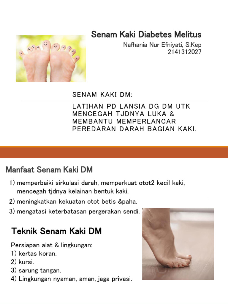 SENAM KAKI DM PPT | PDF