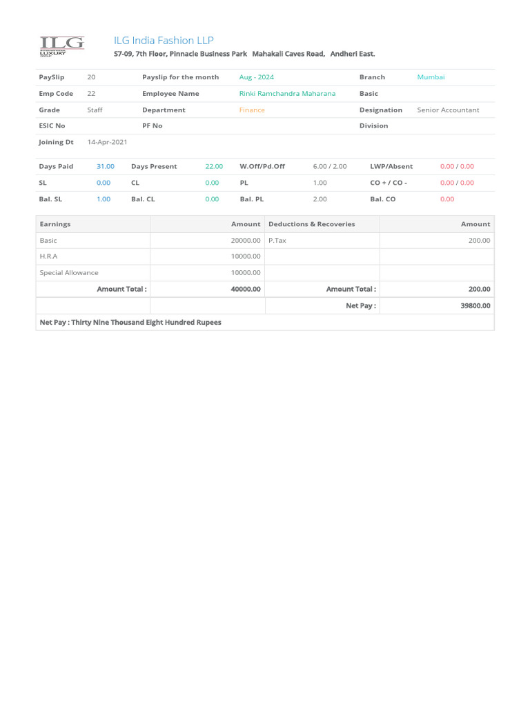 Rinki Maharana - Aug-2024 | PDF