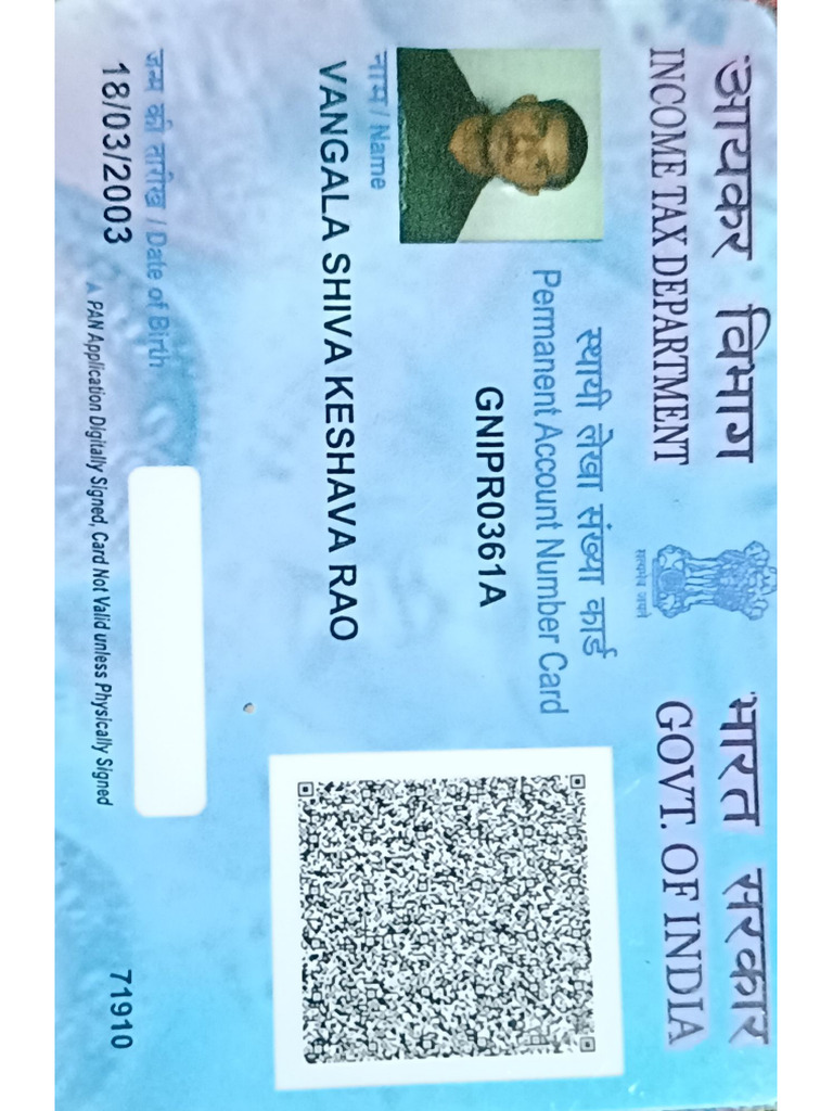 PAN CARD | PDF