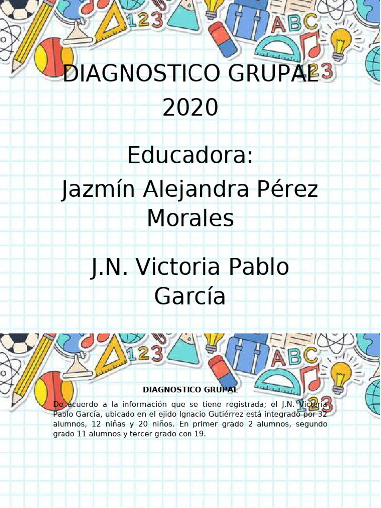 DIAGNOSTICO Grupal | PDF