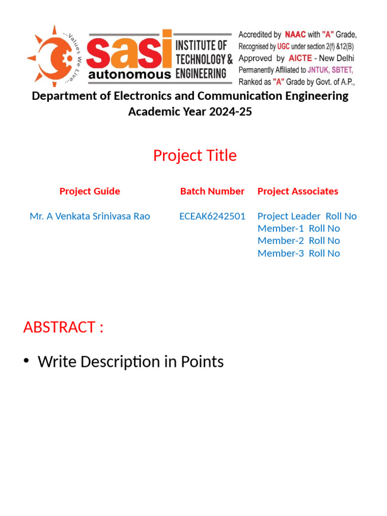 Project Template | PDF