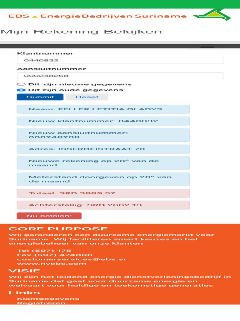 Mijn Rekening Bekijken | PDF