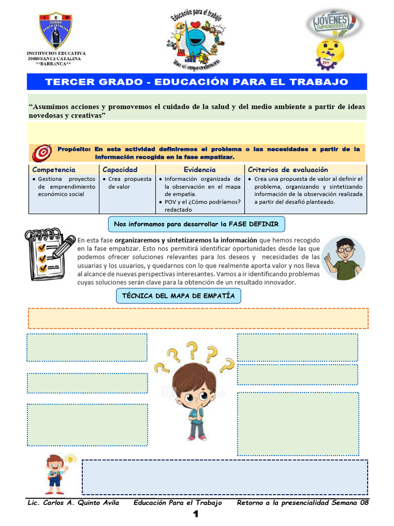 Ficha 2 - Definimos el problema aplicando la metodología del Design ...