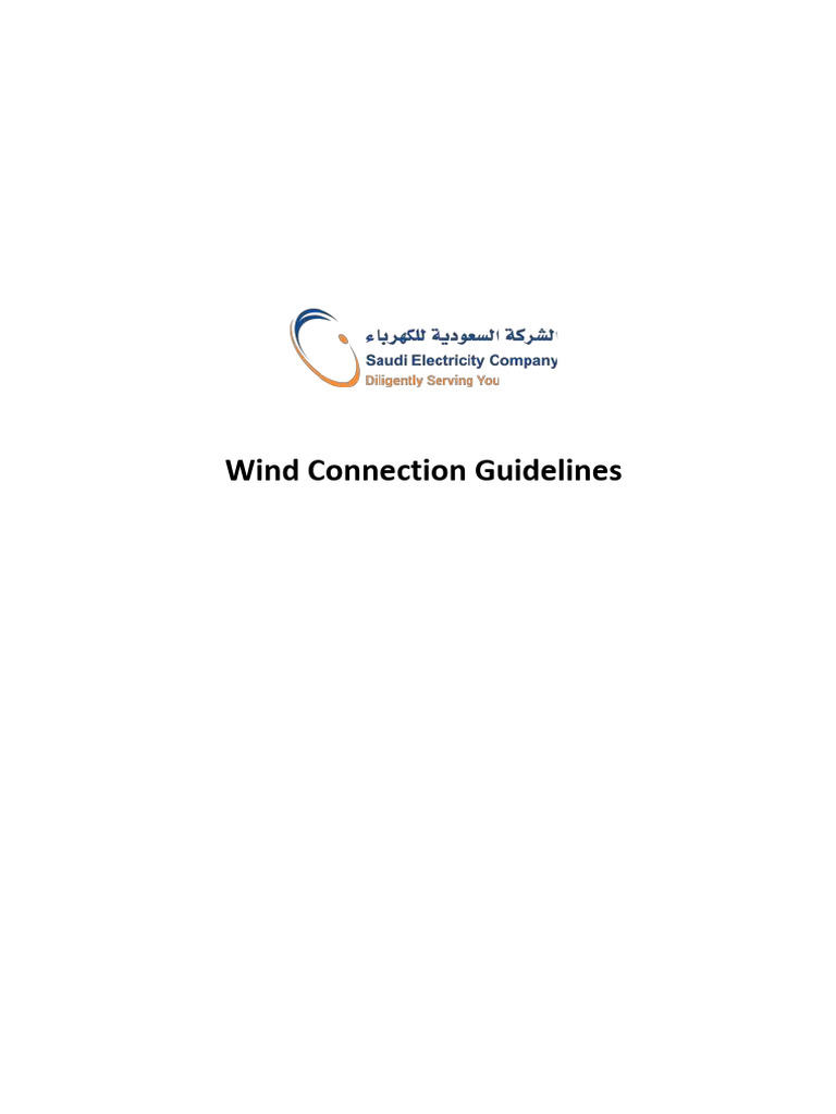 Wind Connection Guidelines | PDF | Electric Generator | Wind Turbine
