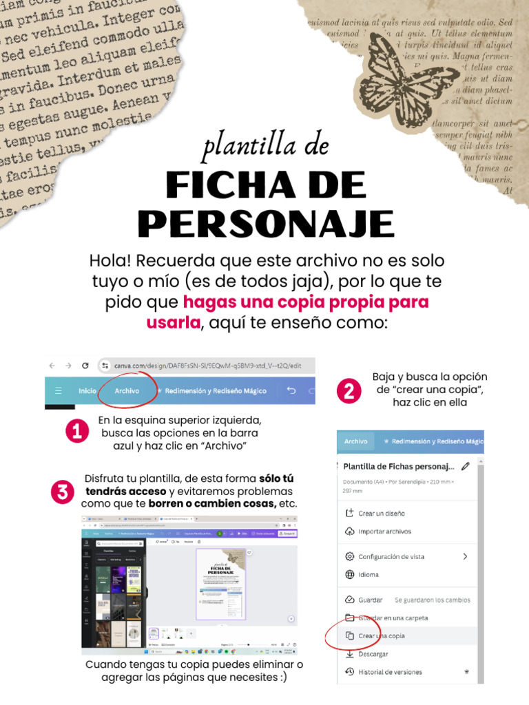 Plantilla Ficha de Personaje PDF | PDF