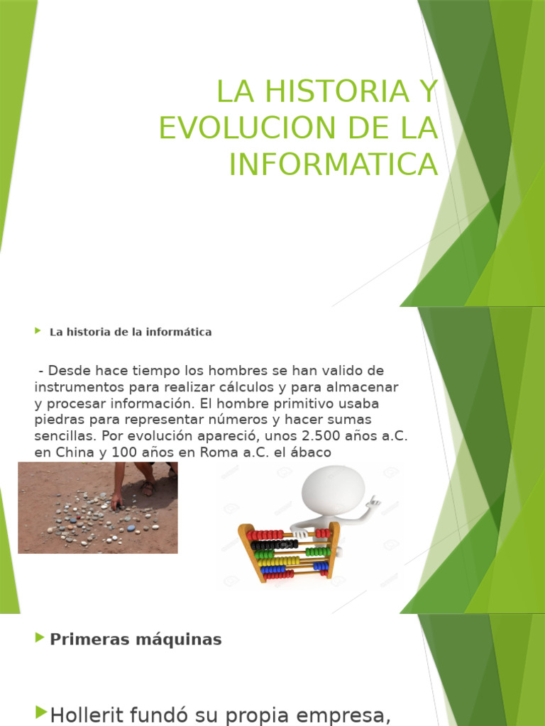 La Historia y Evolucion de La Informatica | PDF | Ibm | Informática