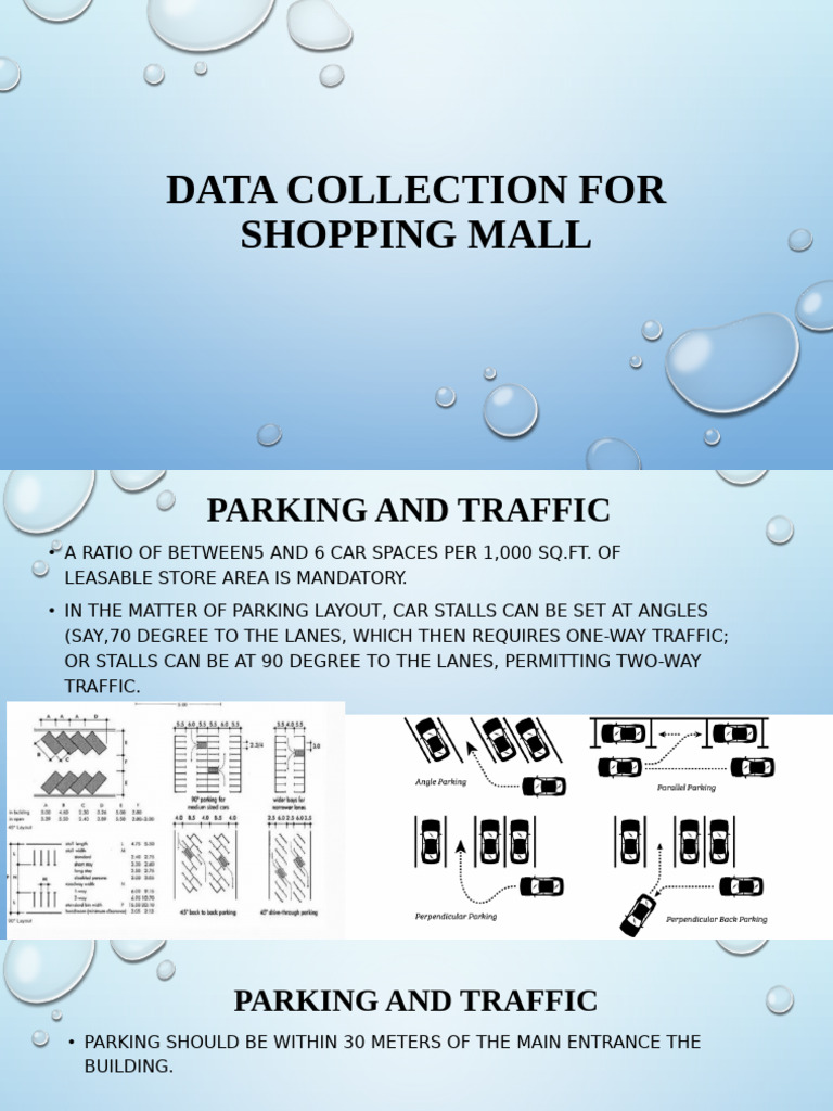 Shopping Mall Parking and Traffic Guidelines | PDF | Stairs ...