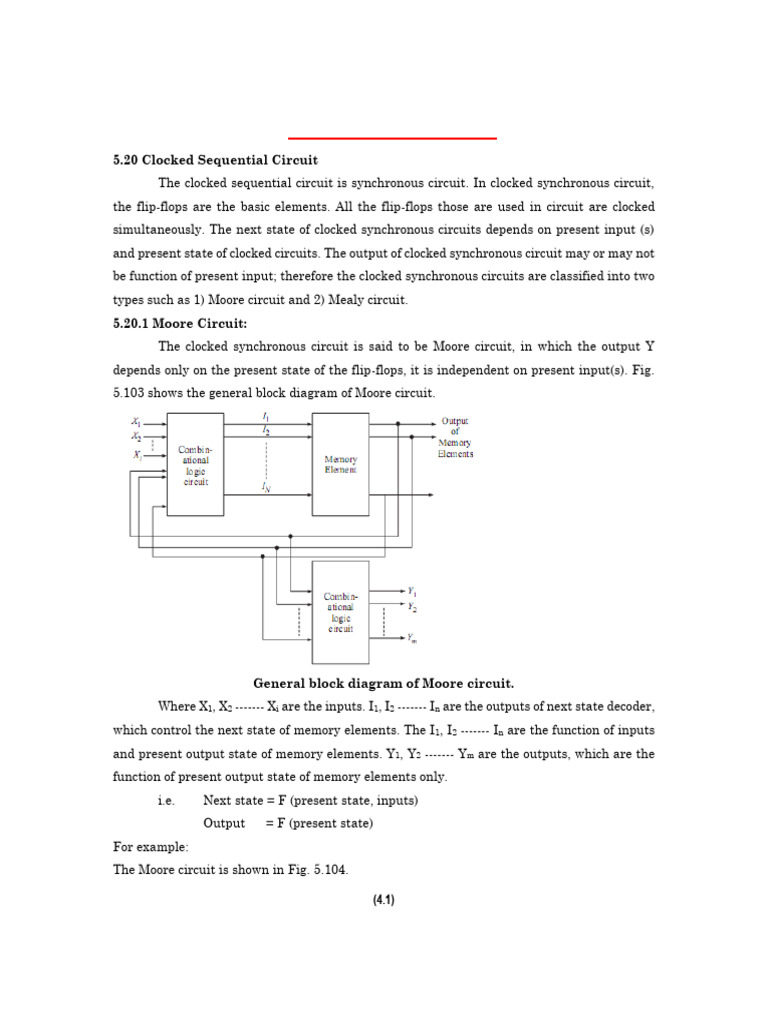 Unit IV - State Machines - Notes | PDF | Logic Gate | Electrical Circuits