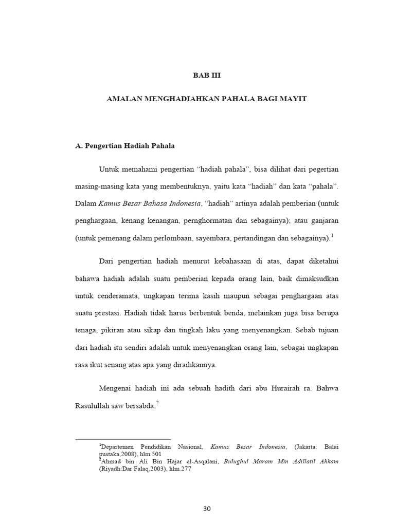 Hadiah Pahala untuk Mayit dalam Islam | PDF