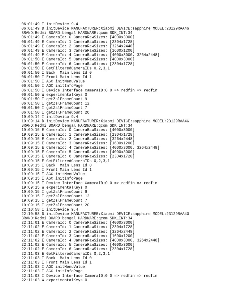 Log 20241004 | PDF | Mobile Phones | Computer Hardware