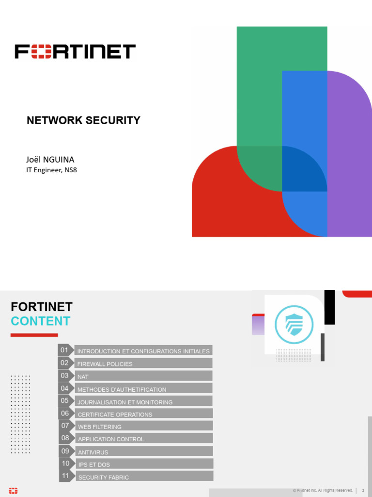 Fortinet Security Guide | PDF | Computer Engineering | Internet Standards