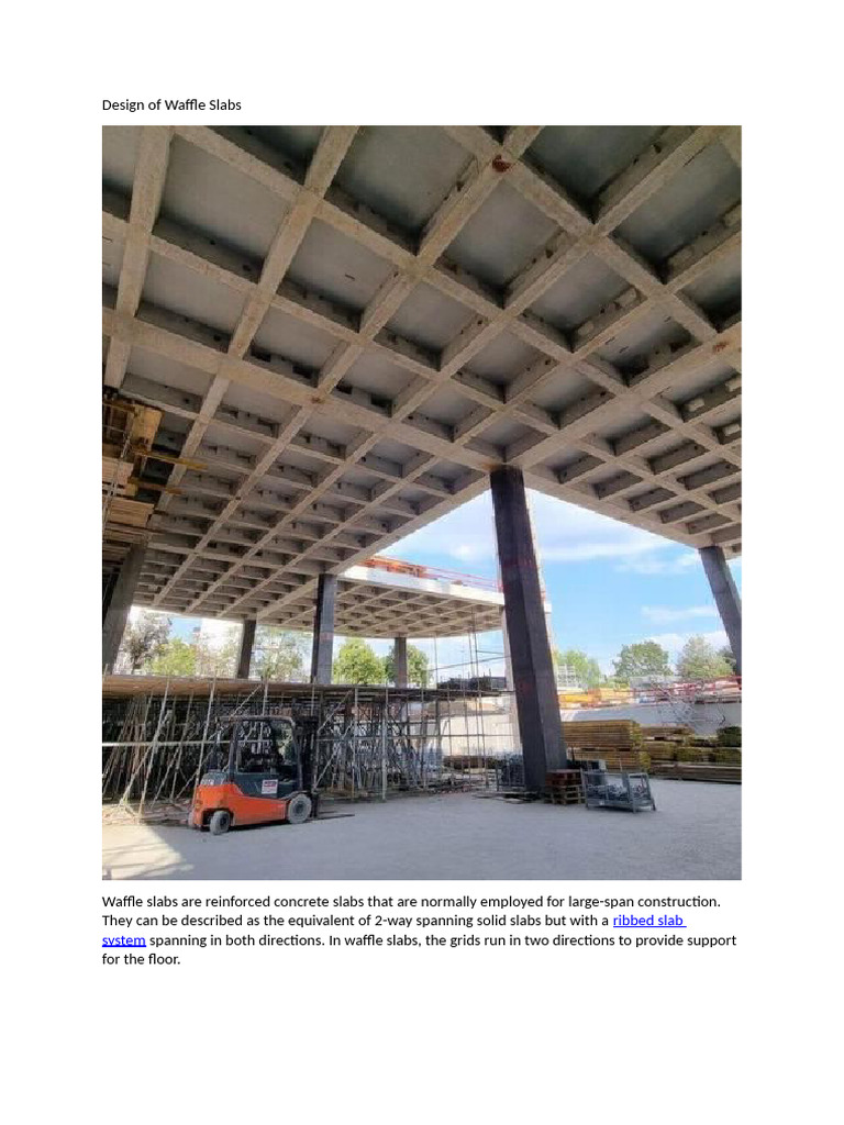 Design of Waffle Slabs | PDF | Concrete | Building Engineering