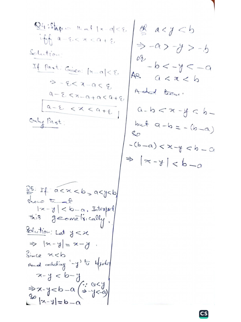 real math solutions | PDF