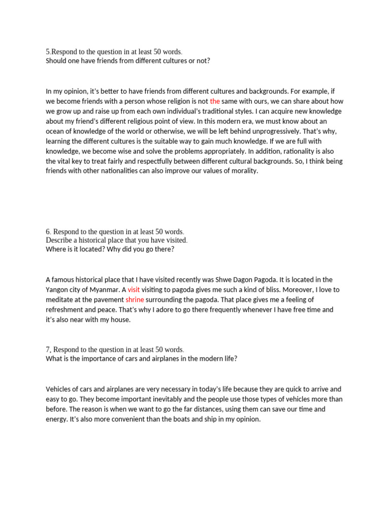 5 Minute Writing For Duolingo | PDF | Knowledge | Social Psychology