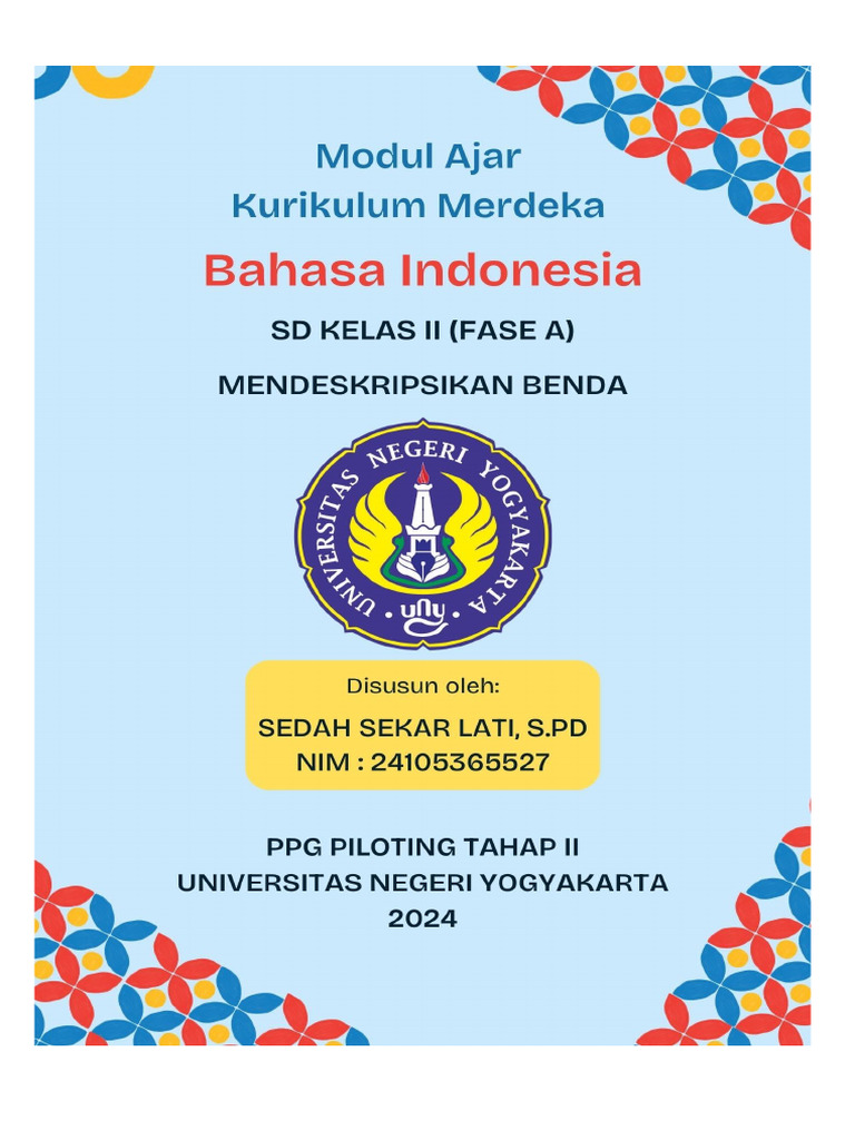 Kurmer - Modul Ajar Format Baru A4 - Sditif | PDF | Seni | Sains ...
