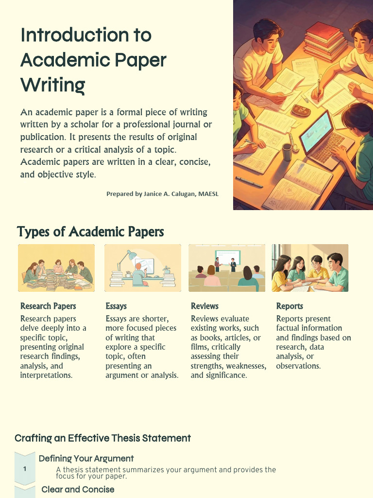 ACADEMIC PAPER | PDF | Essays | Academic Publishing