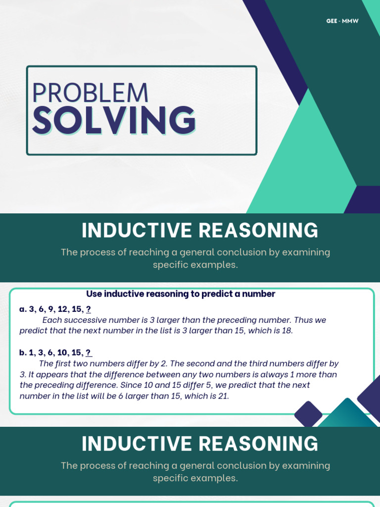 MMW Problem Solving Compressed | PDF | Mathematics