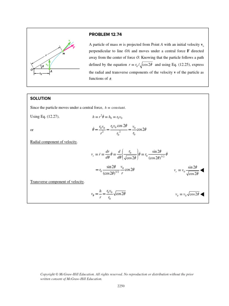 hw4 Sol | PDF | Orbit | Force