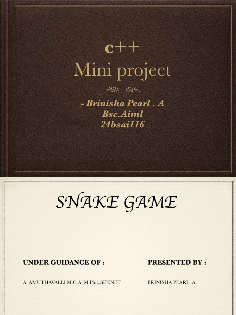 C++ Mini Project Ppt New PDF | PDF | Integrated Development Environment | C++