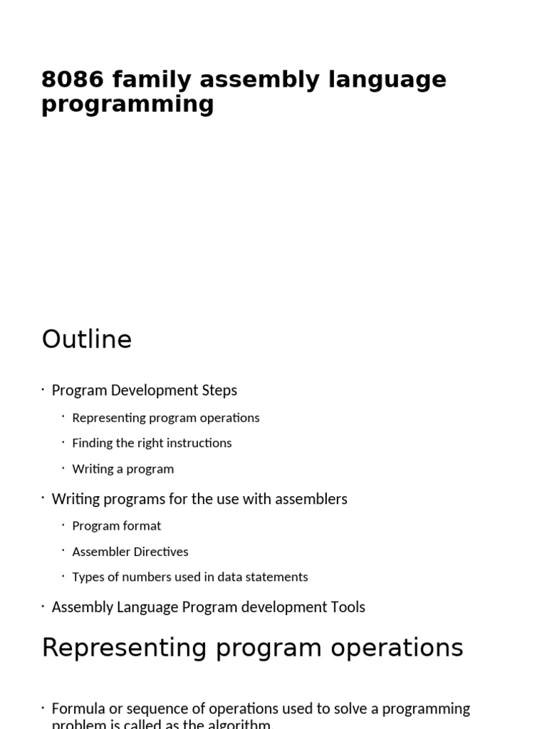assembly lang programming | PDF | Assembly Language | Computer Program assembly lang programming | PDF | Assembly Language | Computer Program