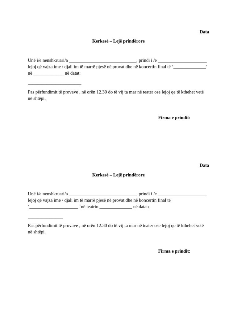 Kerkese Per Leje | PDF