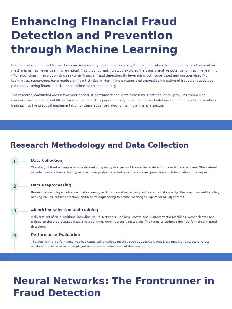 Enhancing Financial Fraud Detection and Prevention Through Machine ...