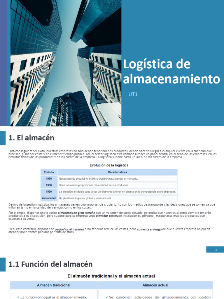 tema 1 logística | PDF | Logística | Alimentos