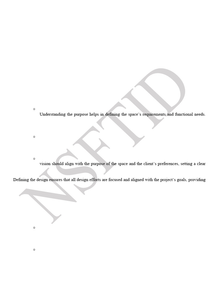 Space Planning Notes_chapter 2 (1) | PDF | Interior Design | Methodology Space Planning Notes_chapter 2 (1) | PDF | Interior Design | Methodology