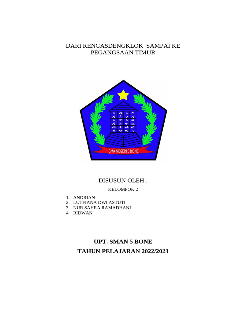 Proklamasi Kemerdekaan di Pegangsaan Timur | PDF