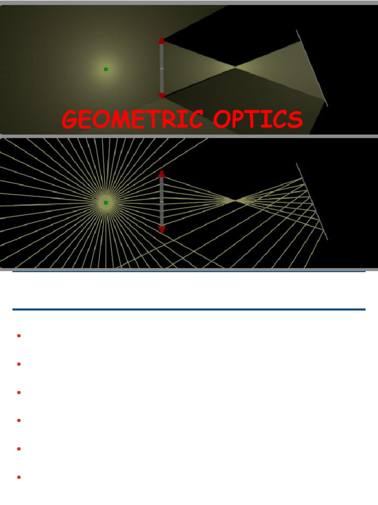 Chapter 5. Geometric Optics | PDF | Aperture | Mirror