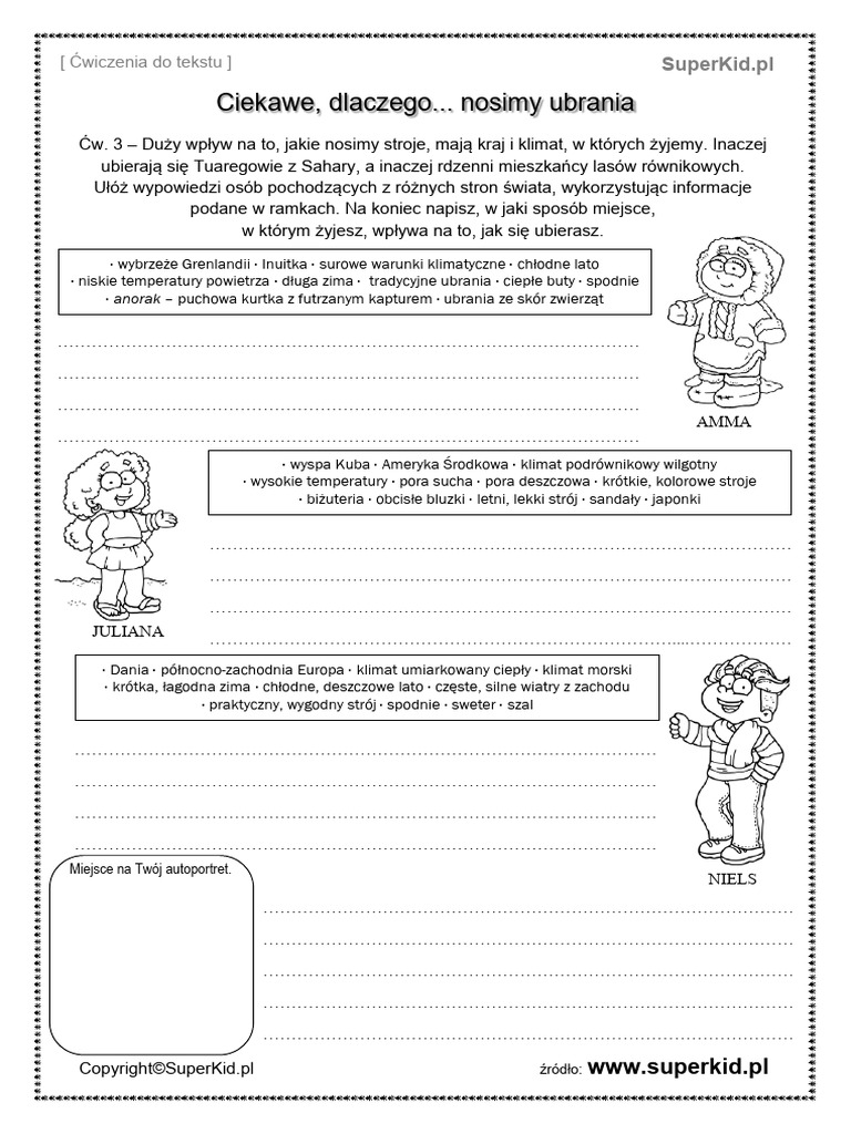 Dlaczego Nosimy Ubrania cw3 BC | PDF