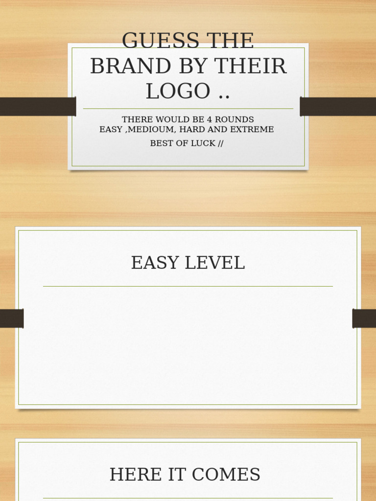 Guess The Brand by Their Logo | PDF