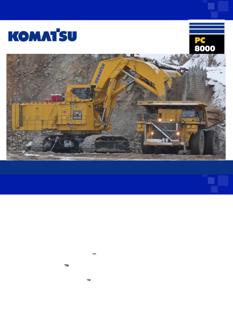01.-CURSO PALA KOMATSU PC 8000-6 | PDF | Motores | Motor diesel
