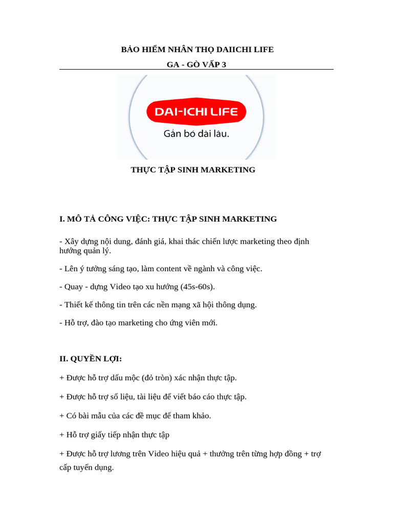 JD TTS Marketing 1 | PDF